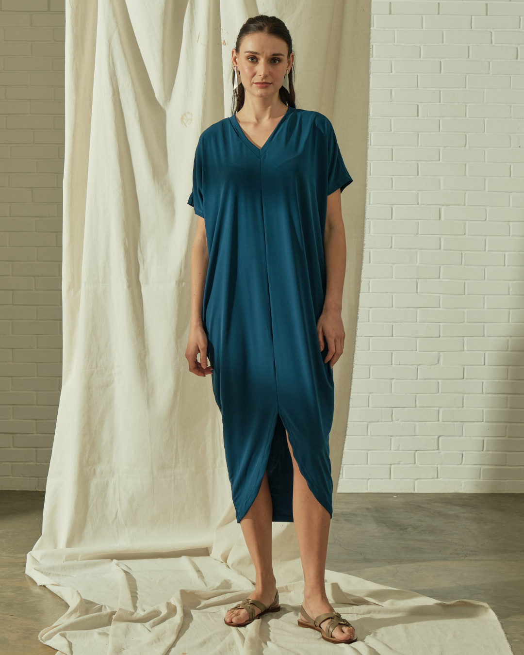 Dianara V-neck Maxi Dress | Cole Vintage