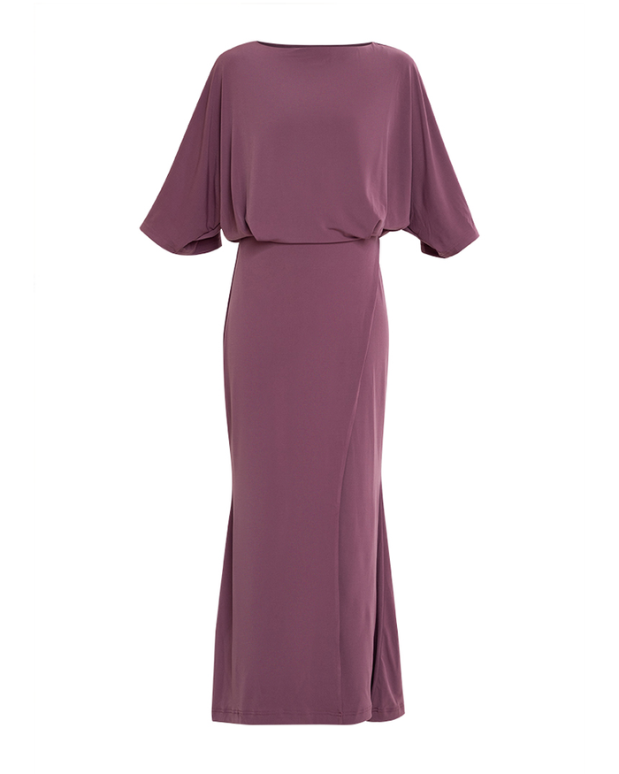 Esme Batwing Sleeves Jersey Maxi Dress | Cole Vintage